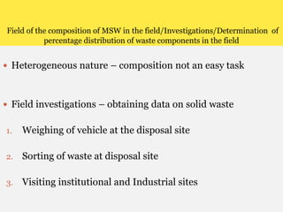 Composition of solid waste management 2 | PPT