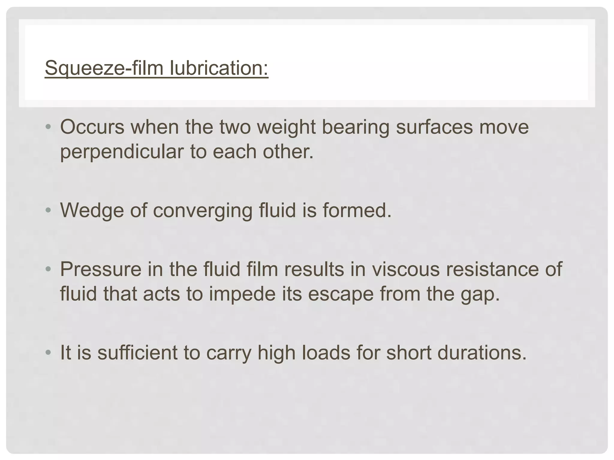 Composition of synovial fluid and mechanism of joint lubrication | PPT