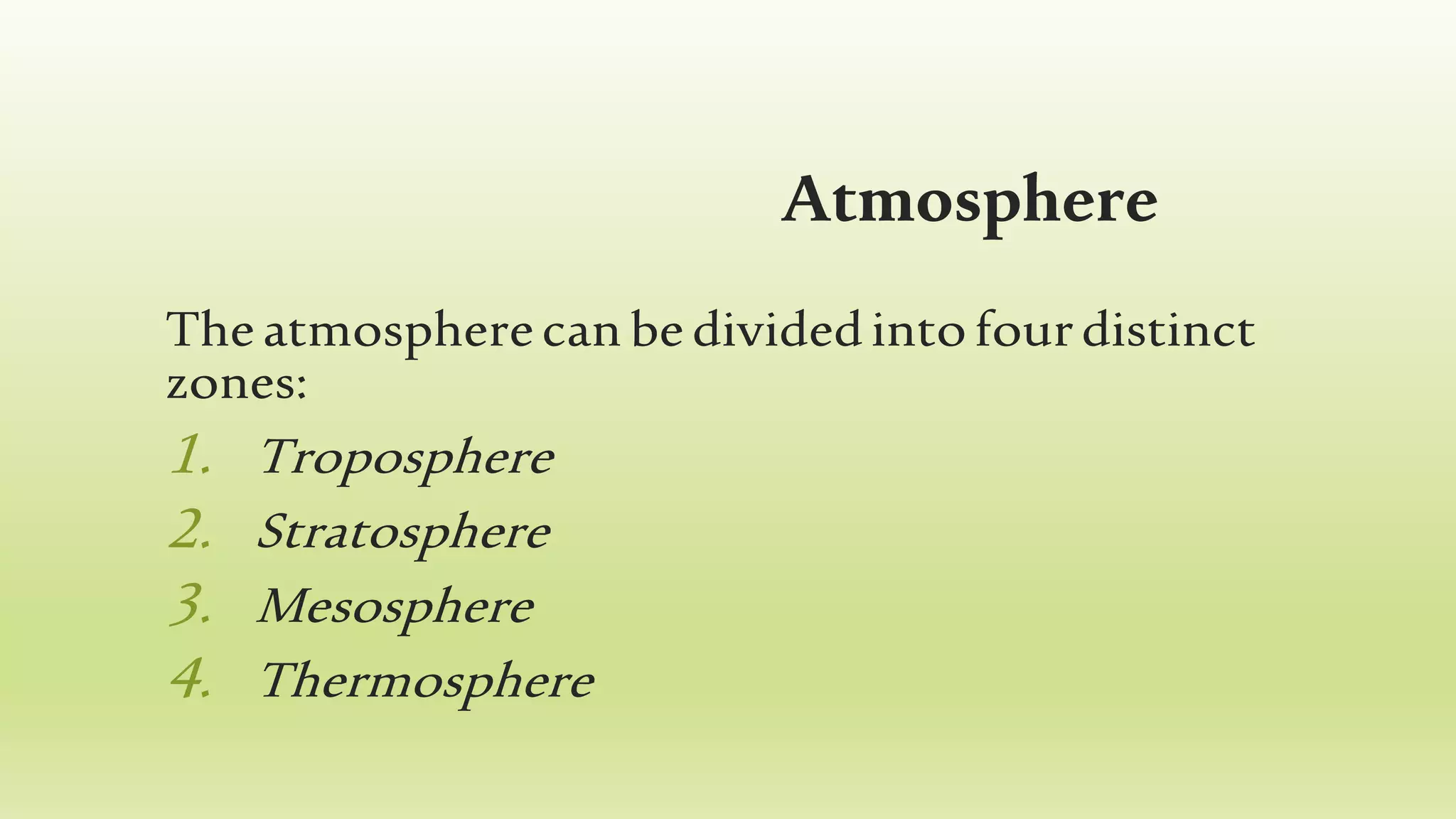 Composition of the atmosphere | PPTX