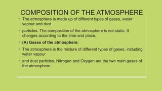 Composition of the atmosphere | PPTX
