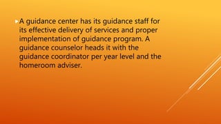 Composition of the guidance staff | PPTX