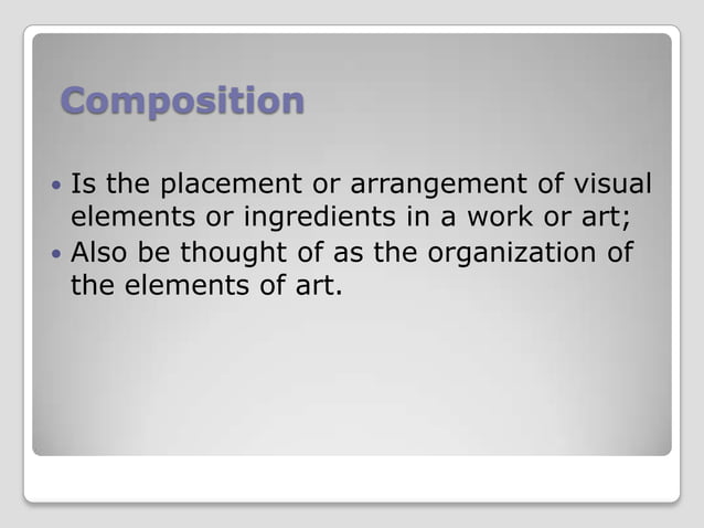 Composition Powerpoint | PPTX