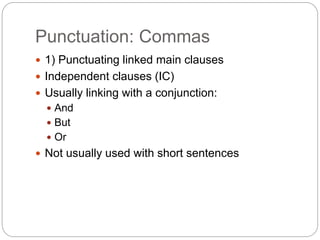 English Composition: Punctuation | PPT
