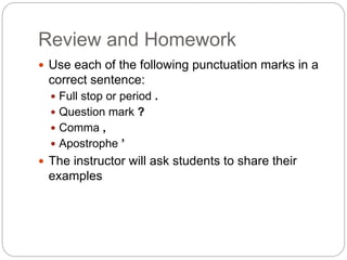 English Composition: Punctuation | PPT