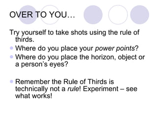 Composition rule of thirds | PPT