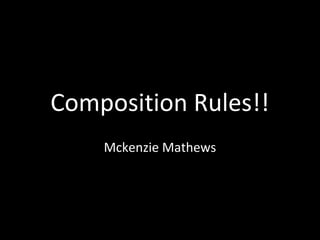 Composition rules | PPT