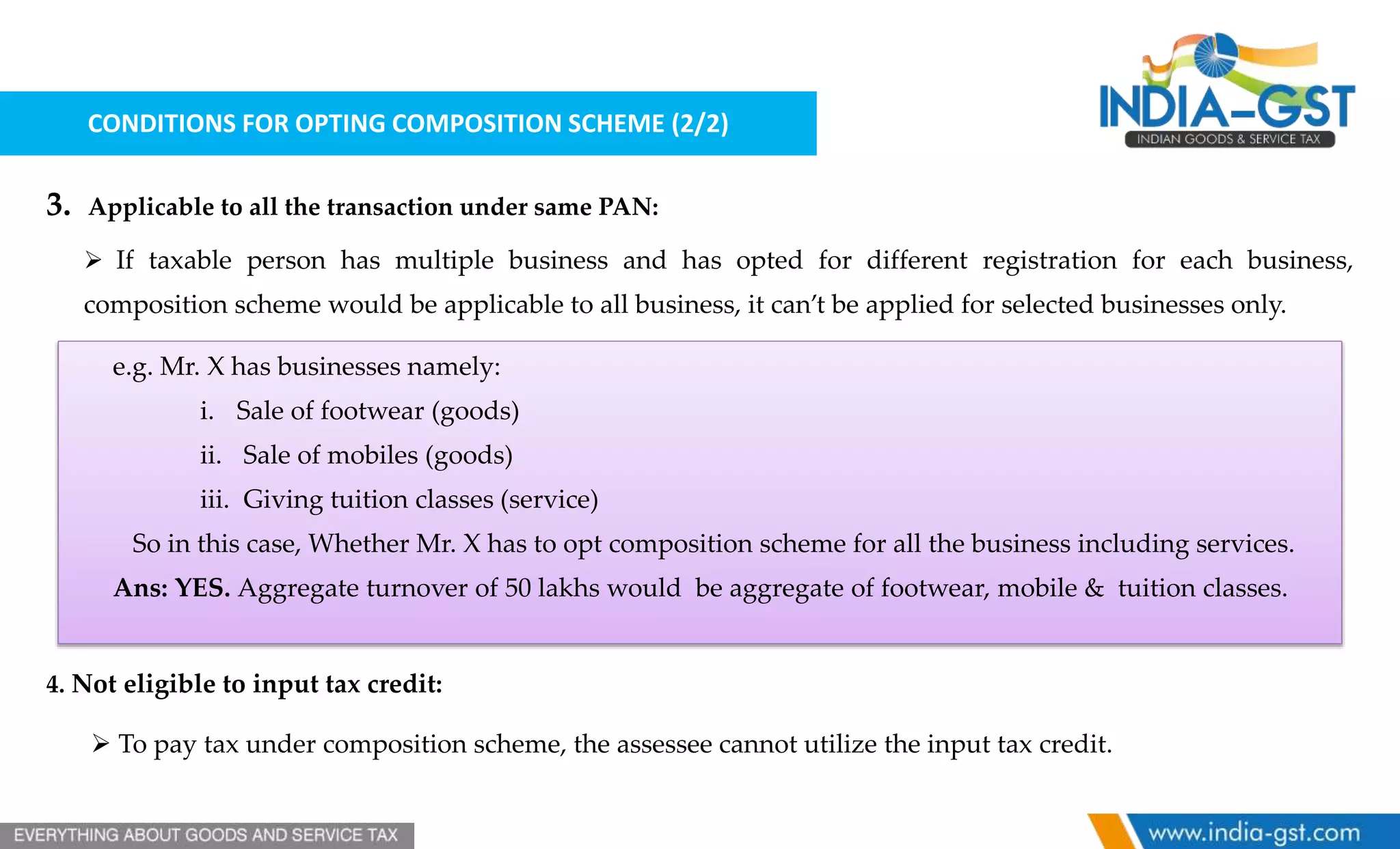 Composition Scheme Under GST | PPTX