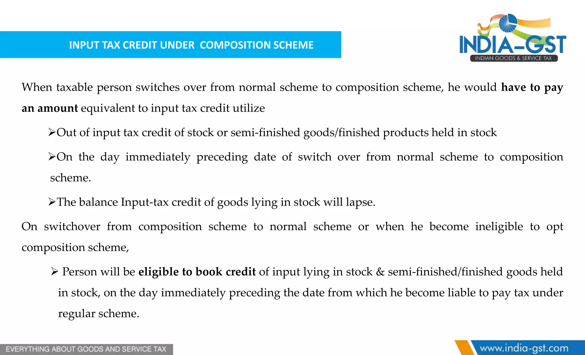 Composition Scheme Under GST | PPTX