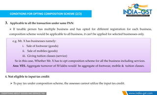 Composition Scheme Under GST | PPTX