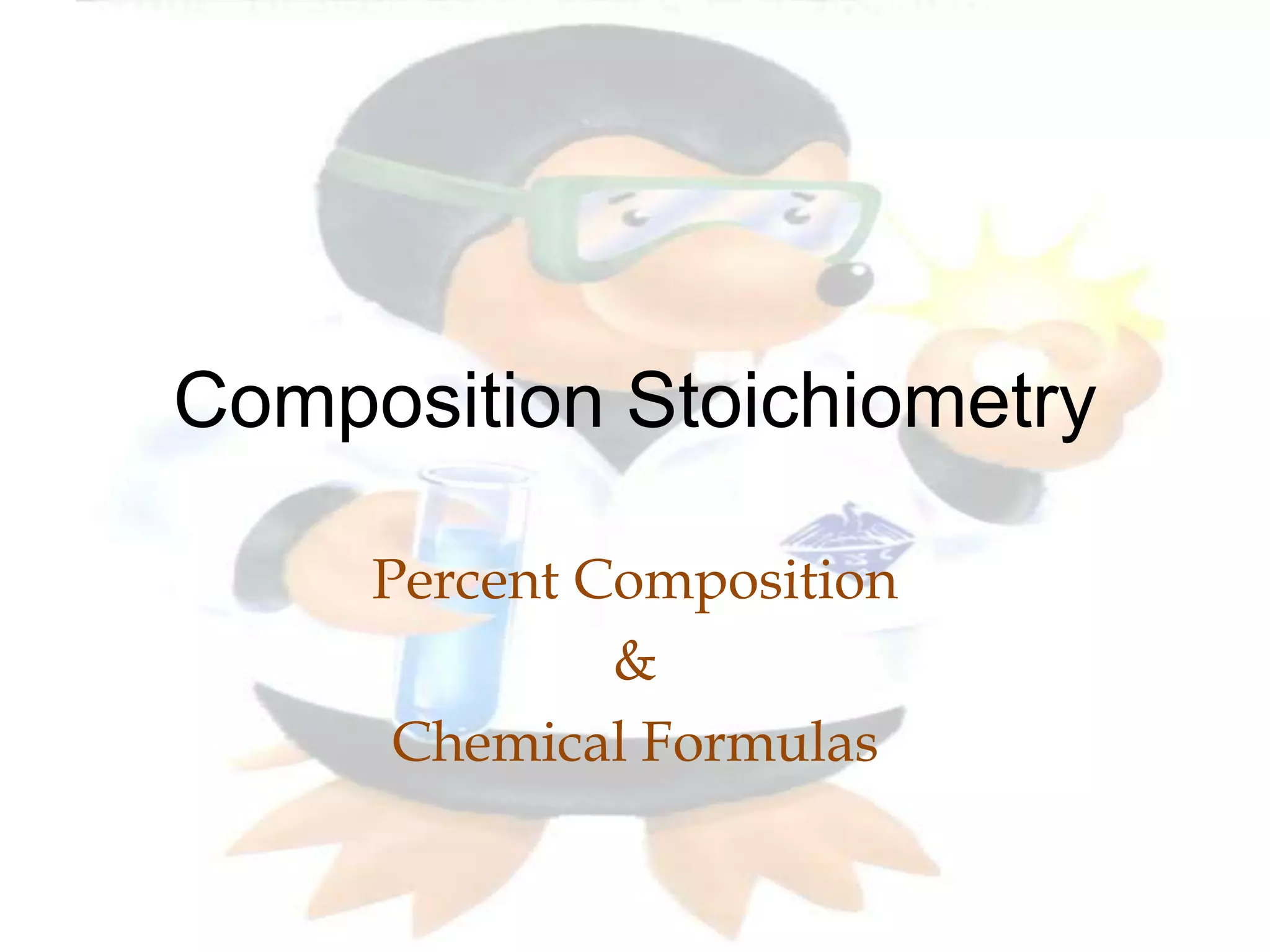 Composition stoichiometry | PPT