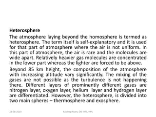 Composition, structure and importance of the atmosphere | PPT