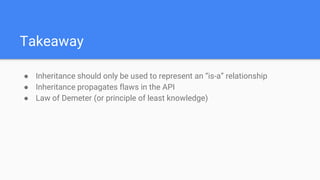 Favor composition over inheritance | PPTX | Programming Languages ...