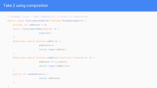 Favor composition over inheritance | PPTX | Programming Languages | Computing