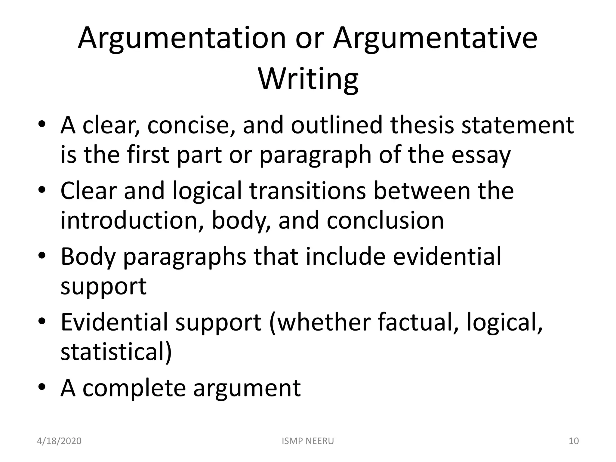 Composition writing | PPTX