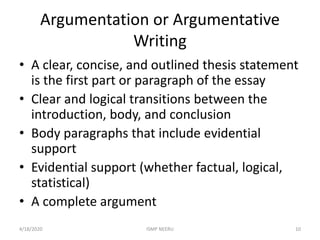 Composition writing | PPTX