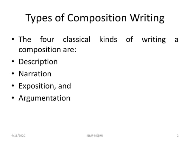 Composition writing | PPTX