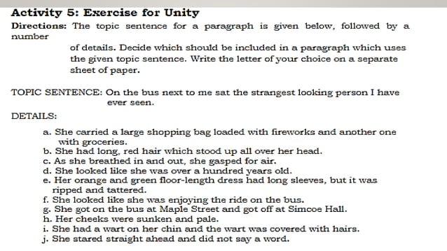 COMPOSONG PARAGRAPH-QUARTER 4.pptx by rochelle | PPTX | Nutrition ...