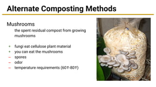 Composting 101 - Cultivate 2016 | PDF