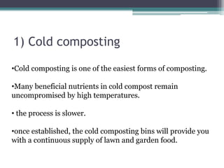 Compost and composting techniques | PPTX