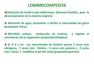 Composta y lombricomposta | PPTX
