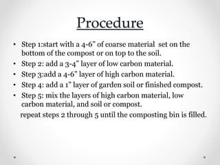 Aerobic Composting method | PPTX