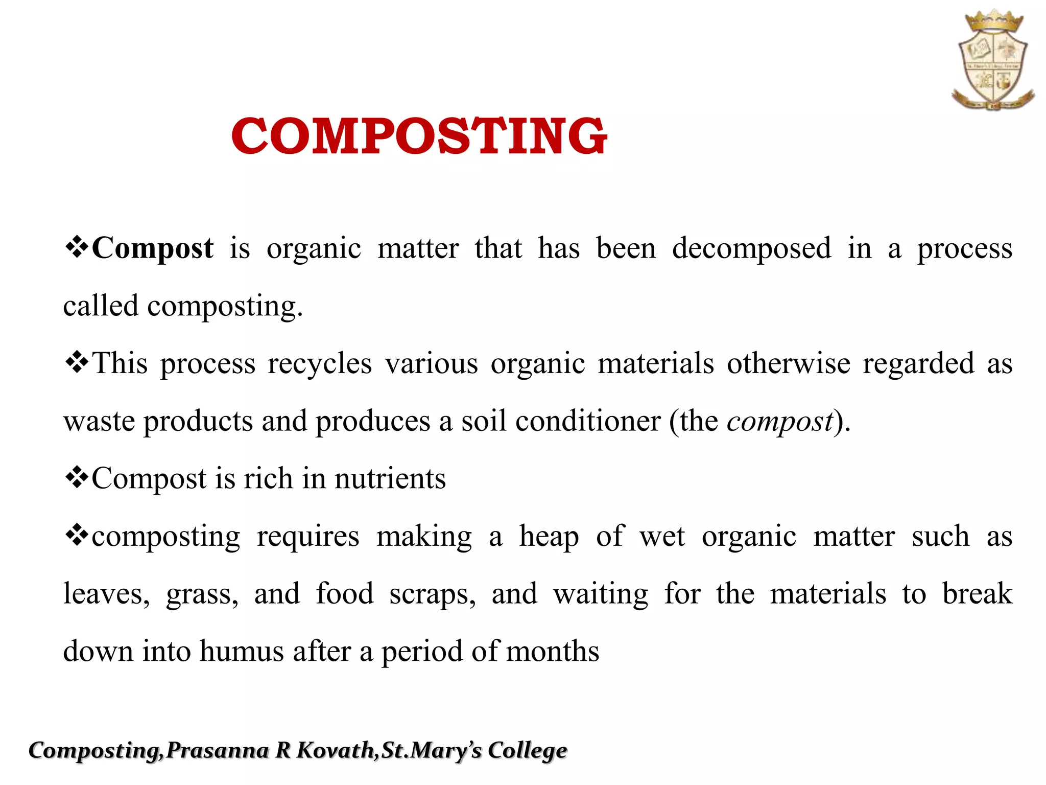 Biotechnology:Composting | PPTX
