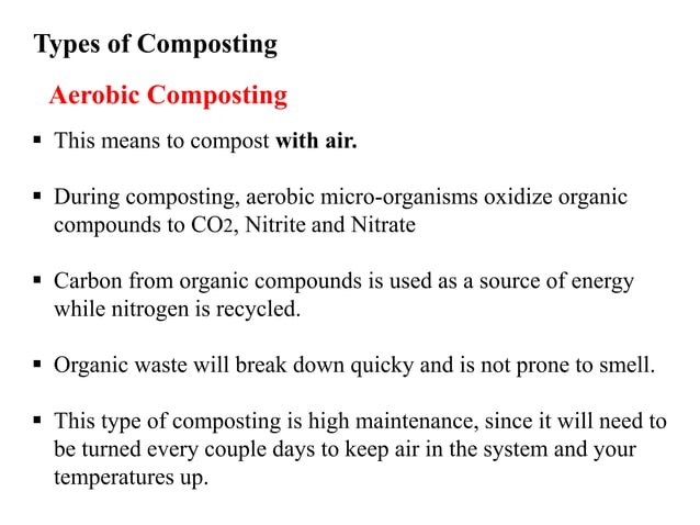 Composting and its methods | PPTX
