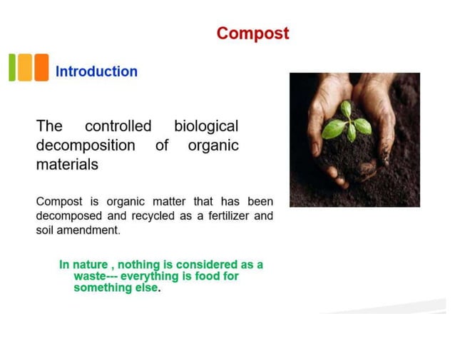 Composting and its methods | PPTX