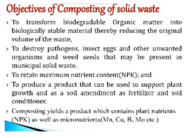 Composting and its methods | PPTX