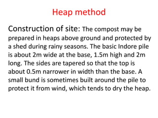 Composting.pptx different methods of composting | PPTX