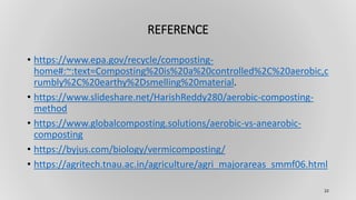 COMPOSTING : types of compost, merits and demerits | PPTX