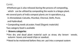Composting, aerobic and anaerobic composting | PPTX