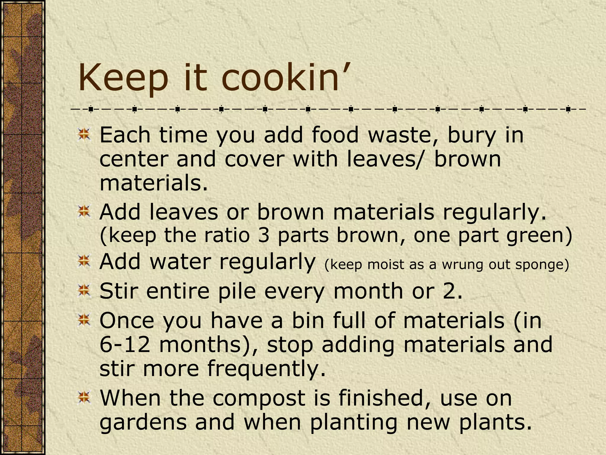 "Composting 101" Presentation | PPT
