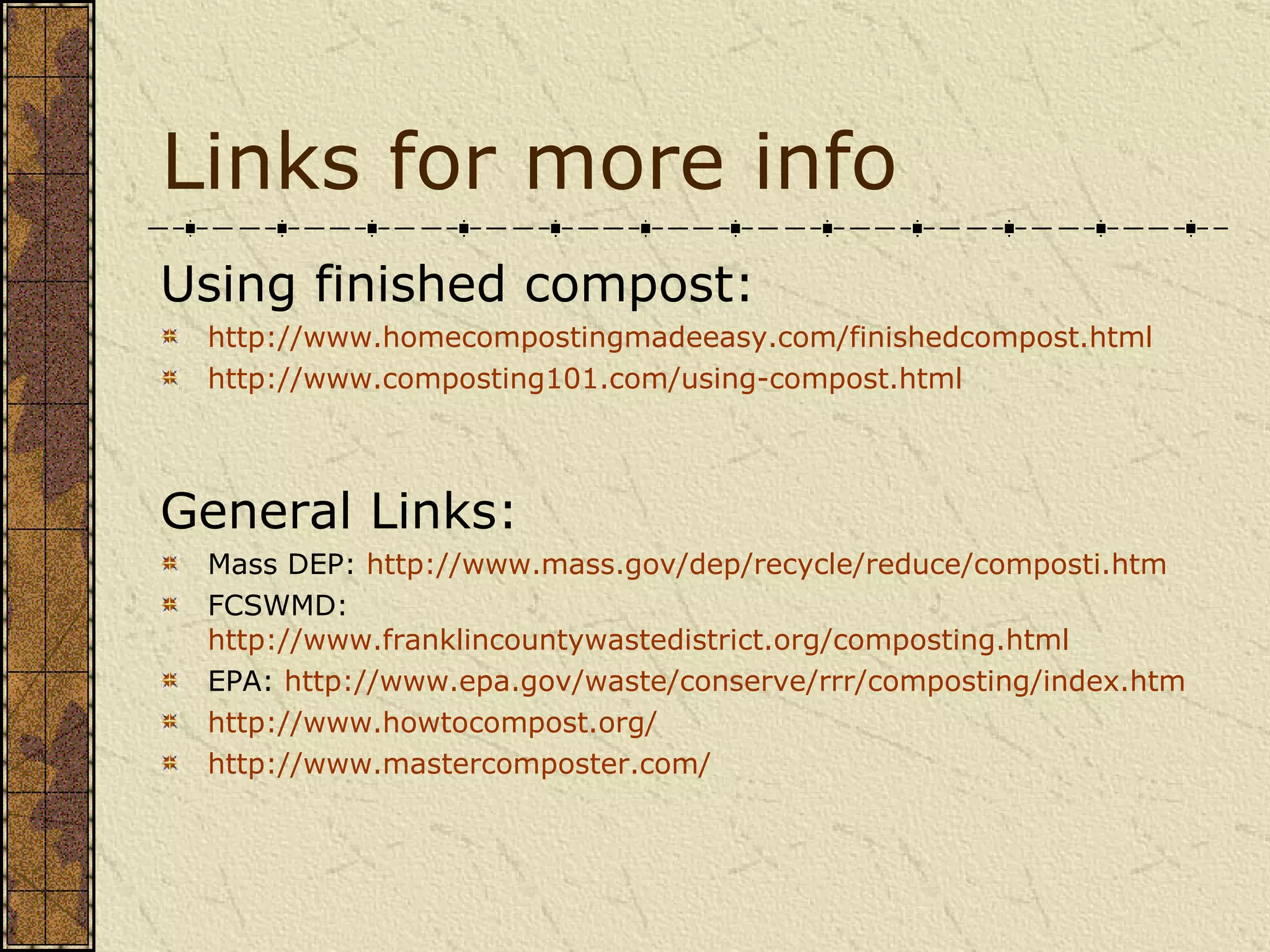 "Composting 101" Presentation | PPT