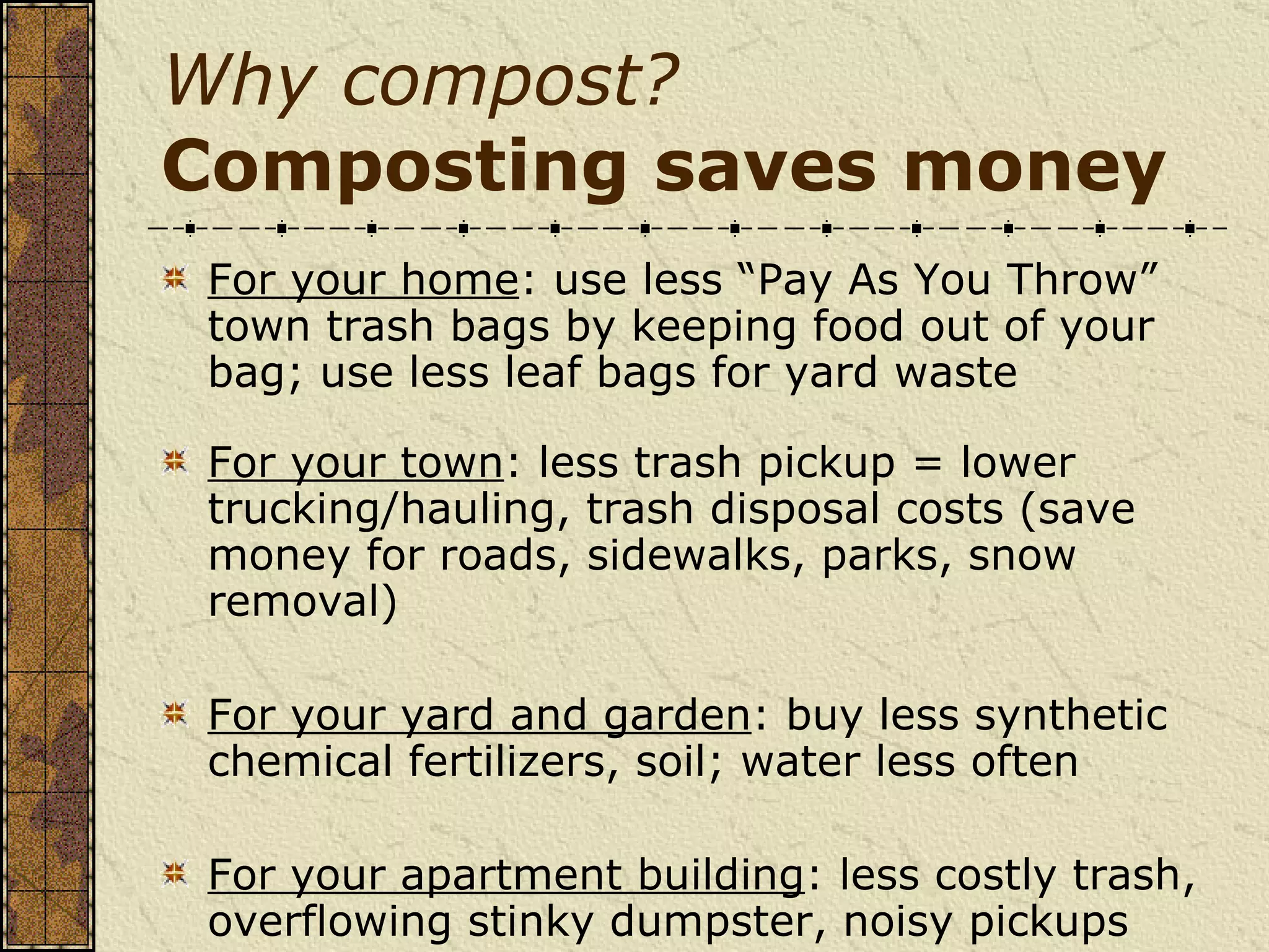"Composting 101" Presentation | PPT