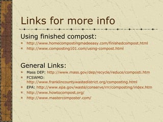 "Composting 101" Presentation | PPT
