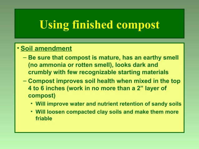 Composting Methods ppt | PPT | Agriculture | Industries