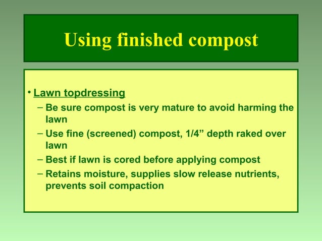 Composting Methods ppt | PPT | Agriculture | Industries