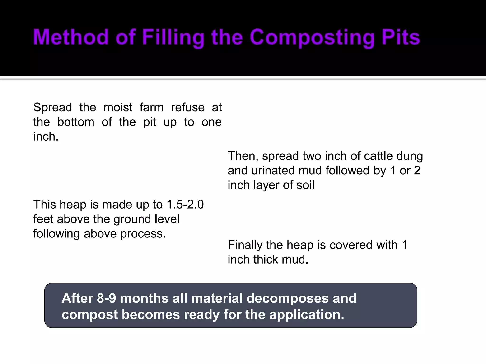 Composting methods and techniques (praveen.b.patil)21;05;14 | PPTX