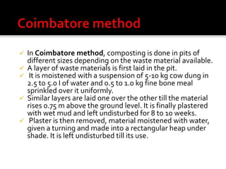 Composting methods and techniques (praveen.b.patil)21;05;14 | PPTX