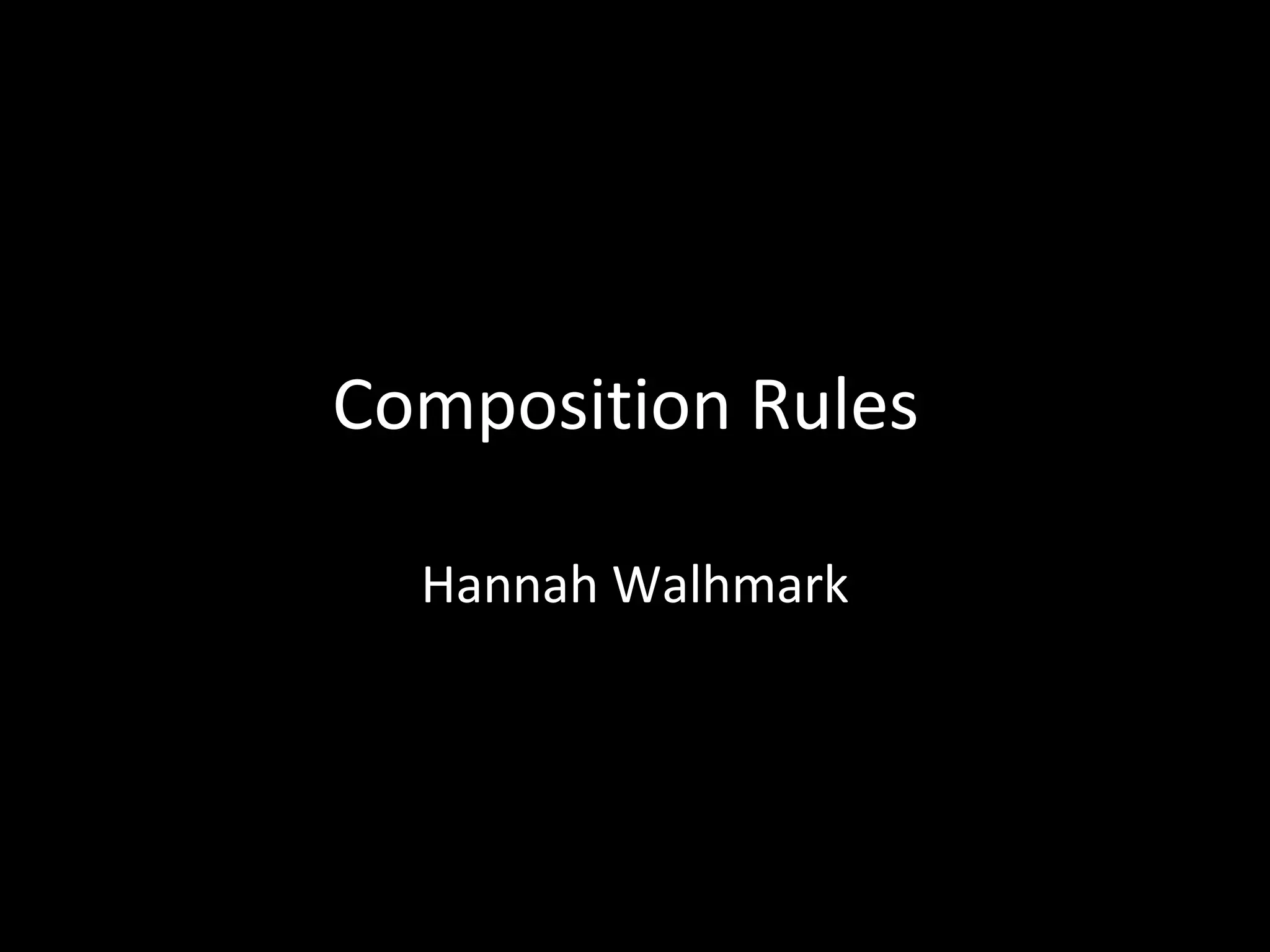 Compostion rules | PPT