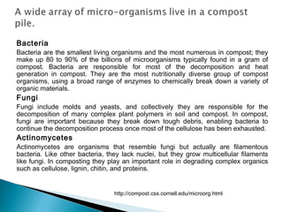 Compost, science behind it and the how and why of doing it | PPT