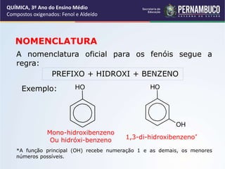 Compostos Oxigenados Fenol e aldeído.ppt