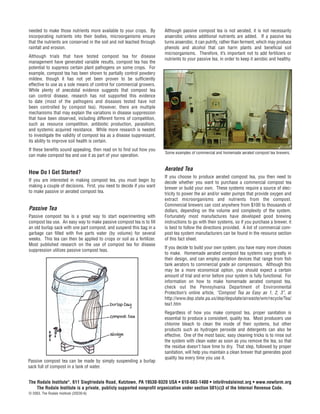 Compost Tea Production, Application, and Benefits | PDF