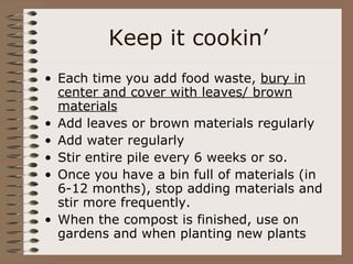 Compost whately grades 4 6 for bill obear | PPT