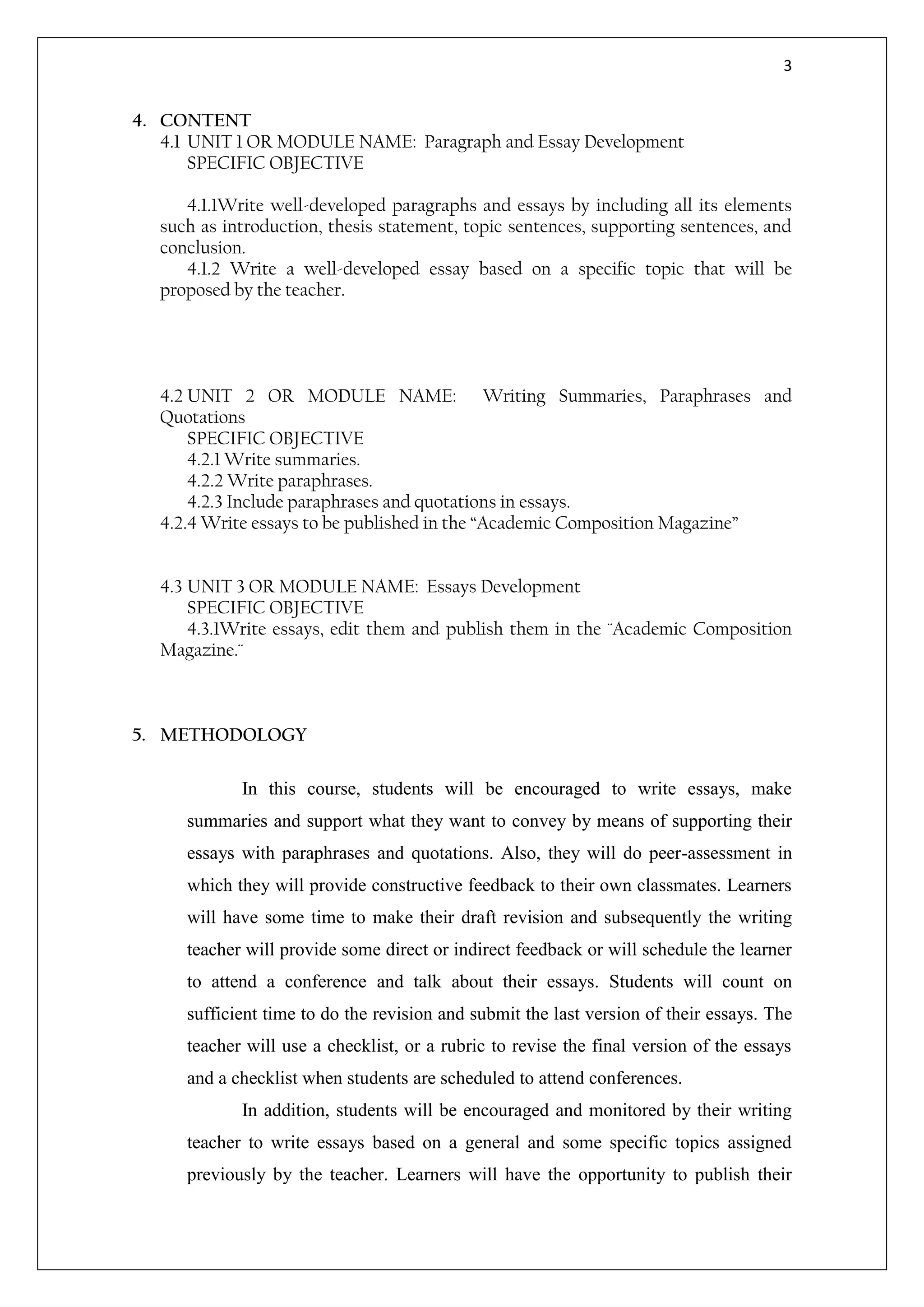 Compo syllabus | PDF