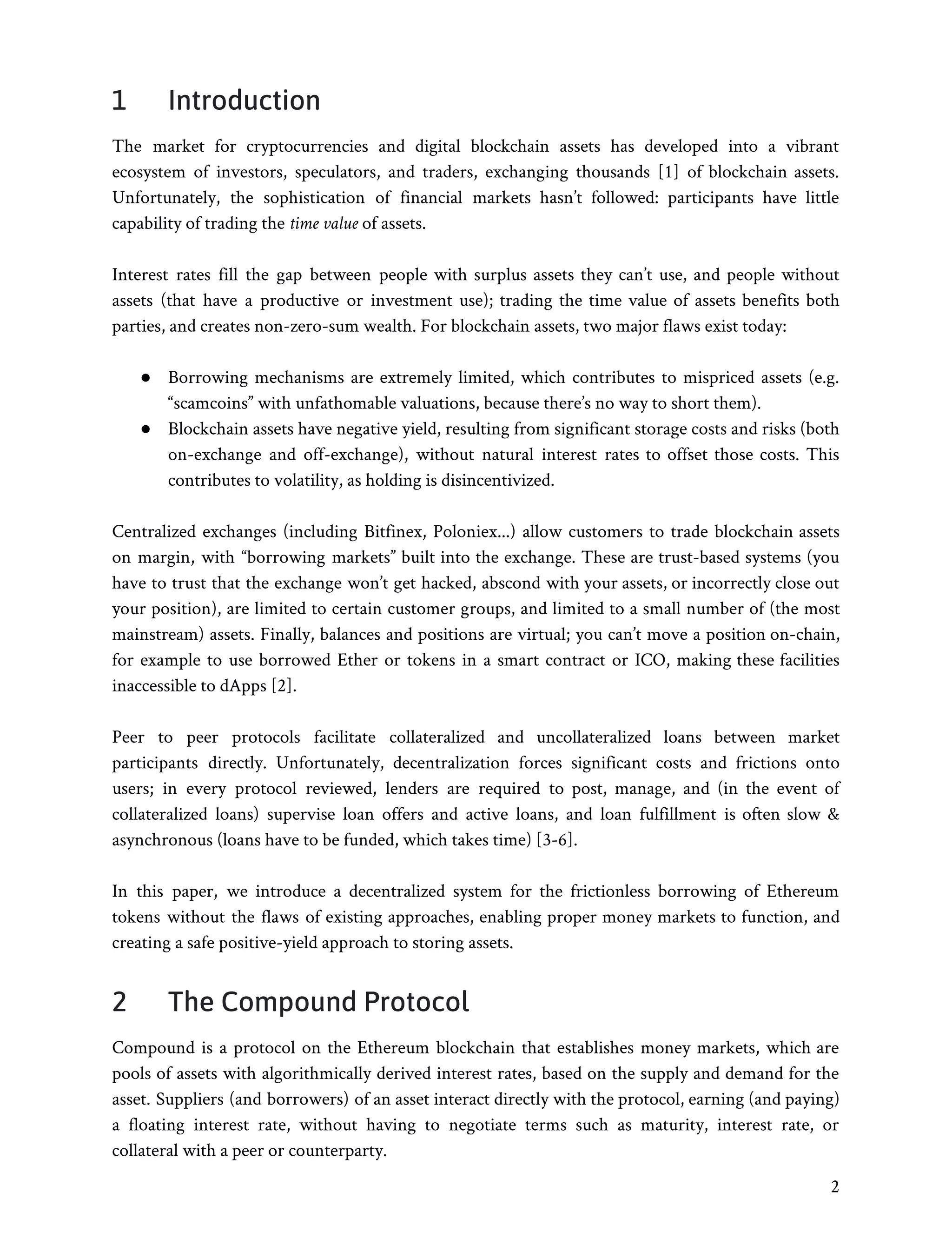 Compound.whitepaper DeFi | PDF