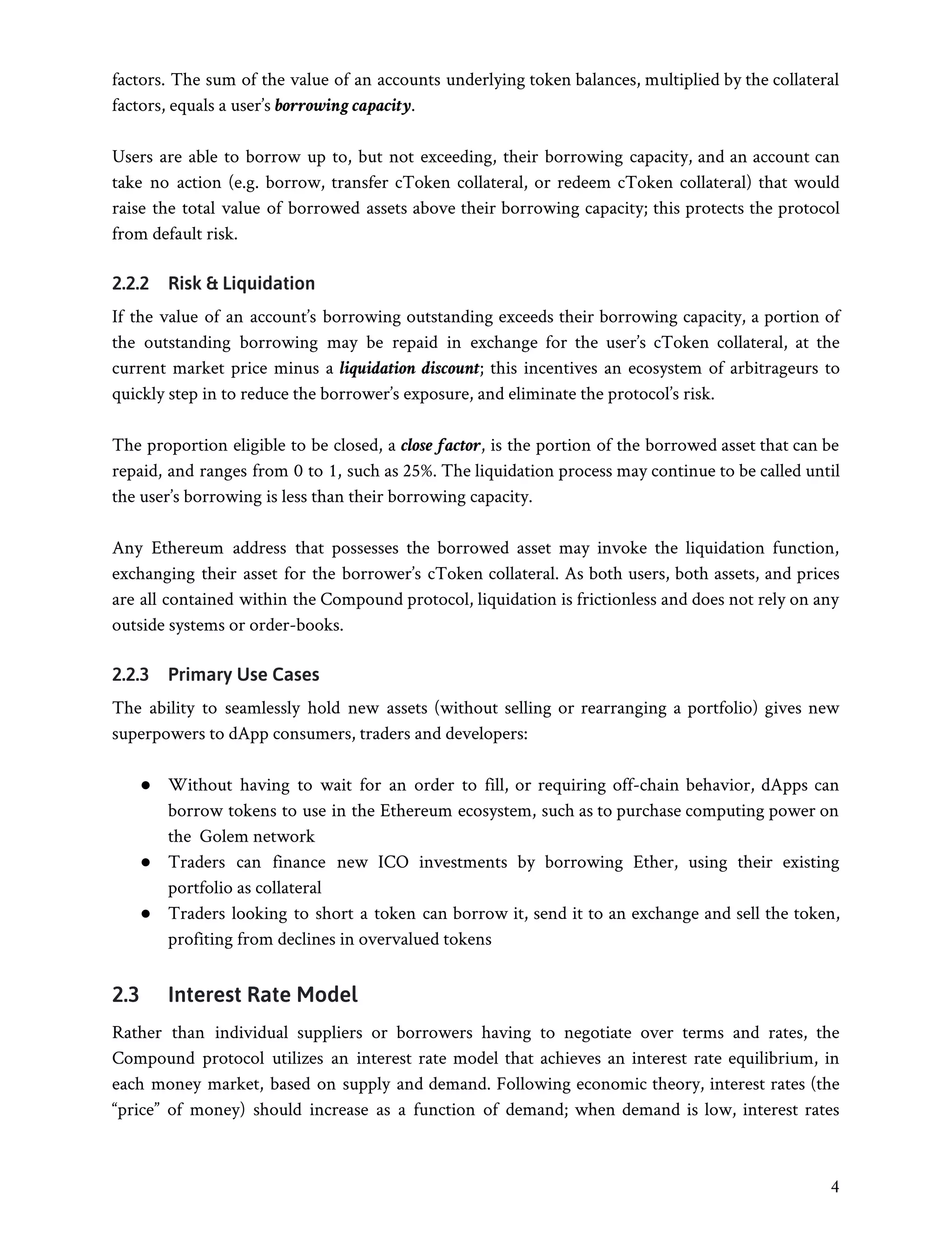 Compound.whitepaper DeFi | PDF