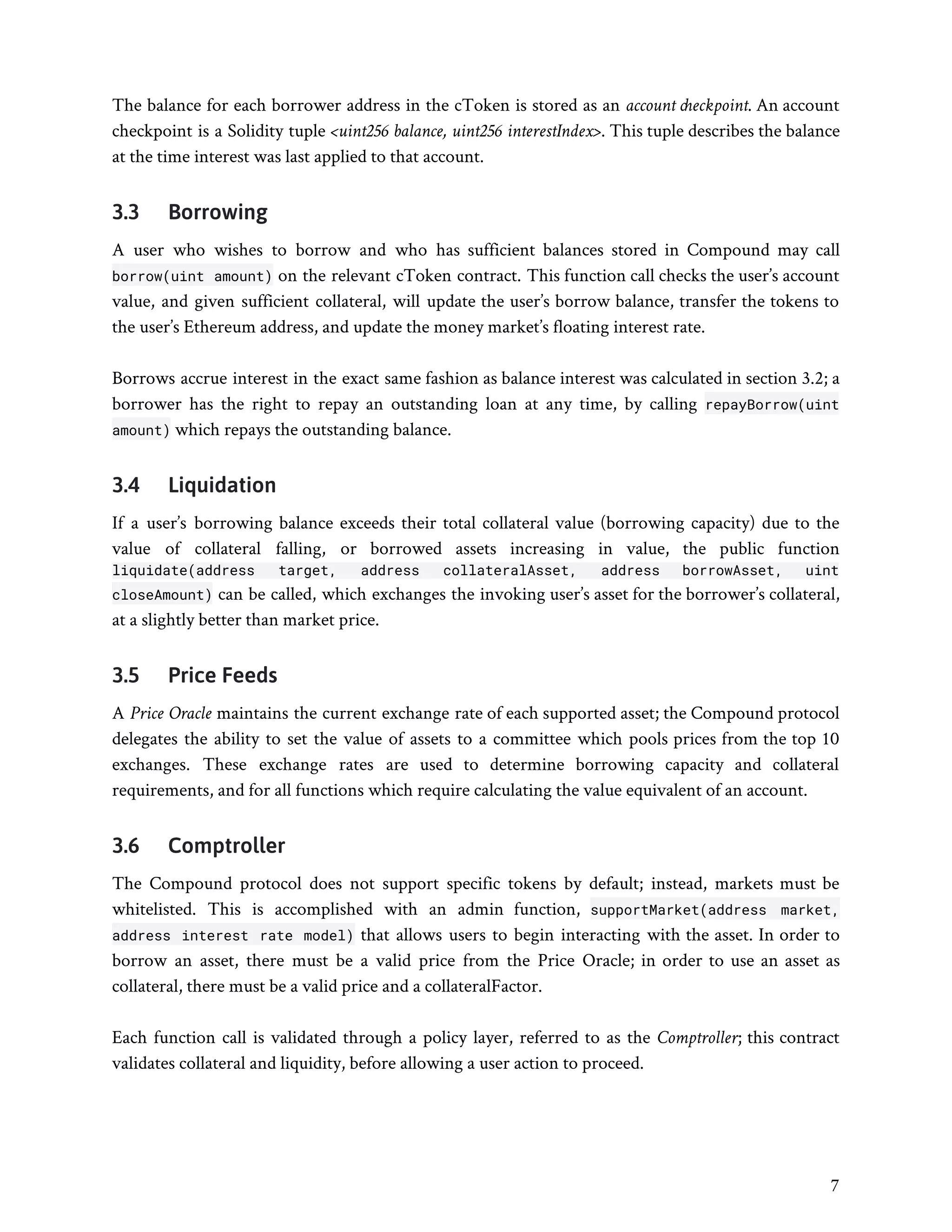 Compound.whitepaper DeFi | PDF