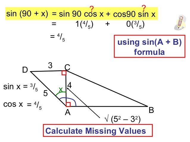 Compound angle examples